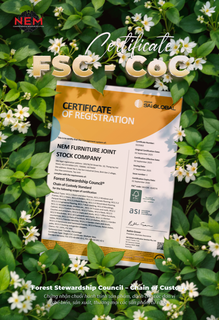 NEM ĐẠT FSC-COC: CHỨNG NHẬN “ĐÓNG DẤU” NHỮNG GIÁ TRỊ NEM THEO ĐUỔI SUỐT ...